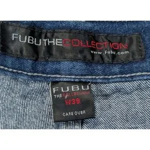 FUBU | Shorts | Vintage Fubu The Collection Carpenter Denim Jorts Baggy ...